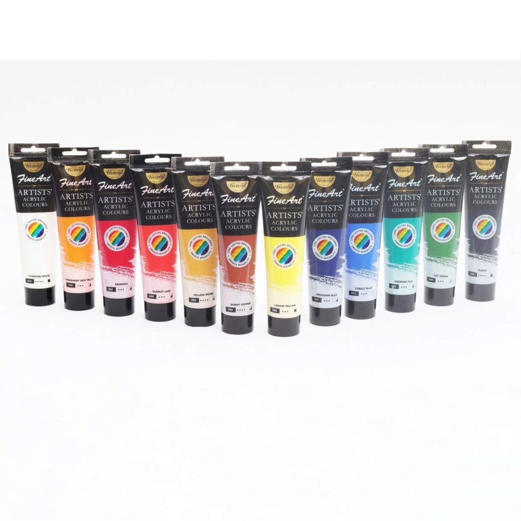 Pidilite Fevicryl FineArt Artists Acrylic Colours - Maxa Enterprises